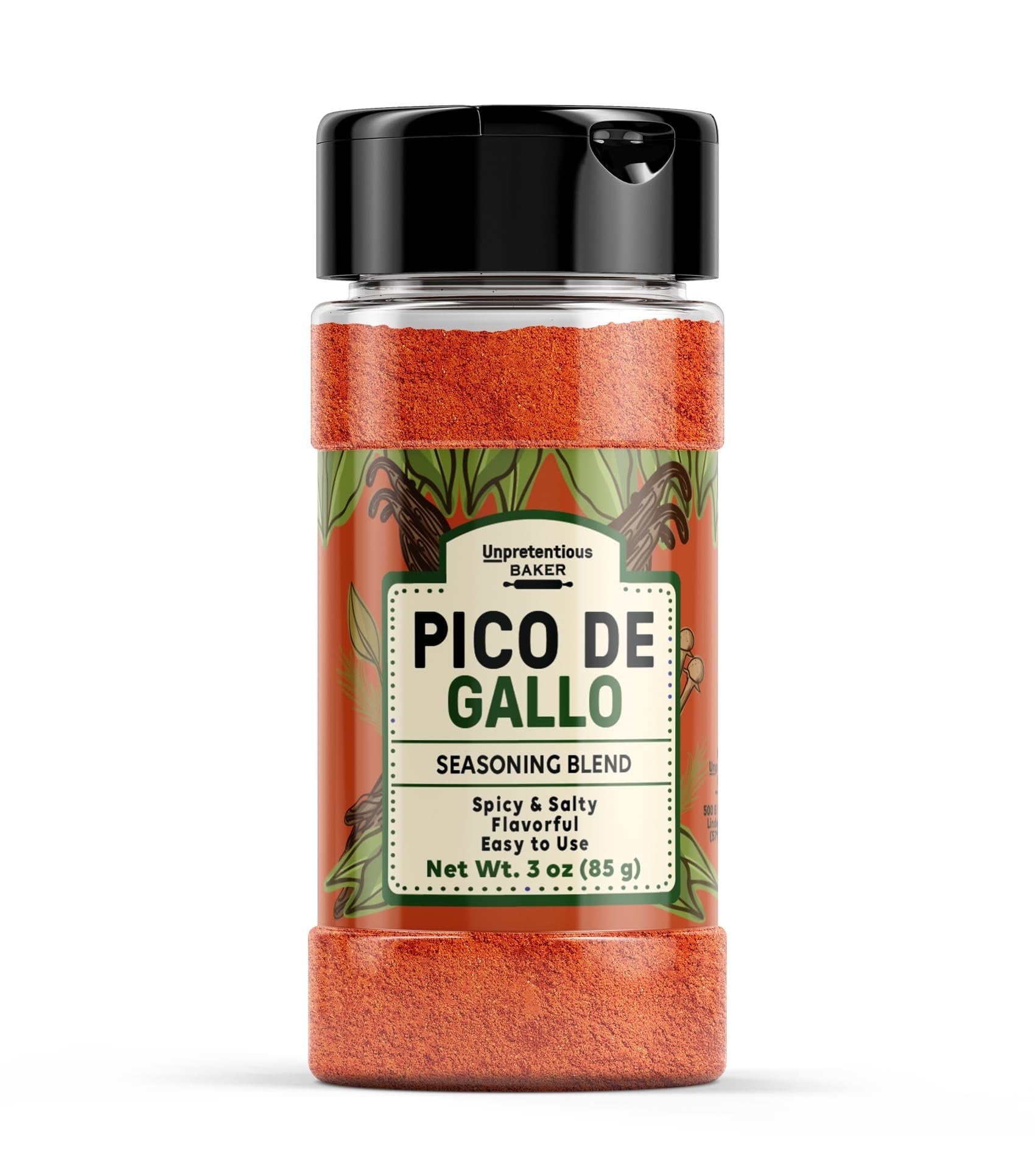 Unpretentious Pico de Gallo Seasoning, 3 oz, Spicy & Salty, Easy to Add ...
