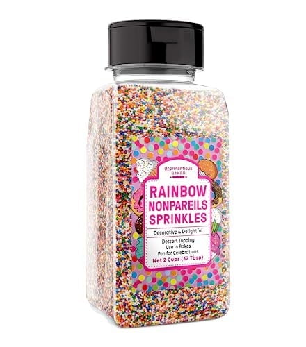 Unpretentious Rainbow Nonpareils Sprinkles, Perfect for Festivities ...