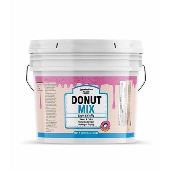 Unpretentious Raised Donut Mix, 1 Gallon, Baking & Frying, Light ...