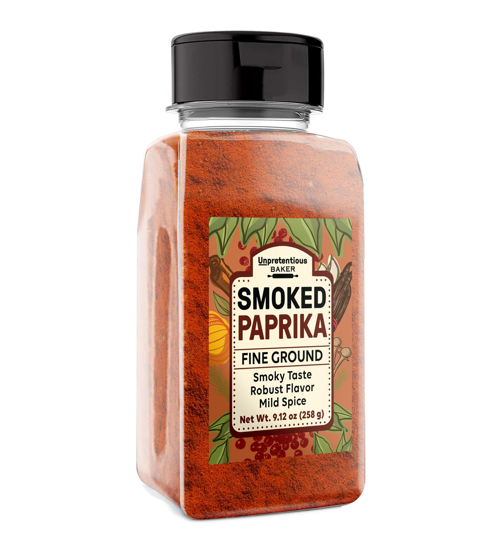 Unpretentious Smoked Paprika (9.12 Ounce) 2 AIS1 Cups, Ground Spice ...