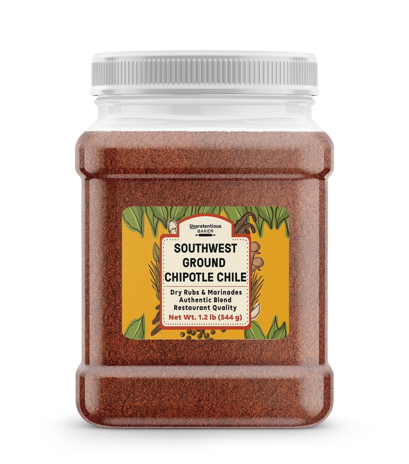 Unpretentious Southwest Ground Chipotle Chile, 4 Cups, Tex-Mex, Dry ...