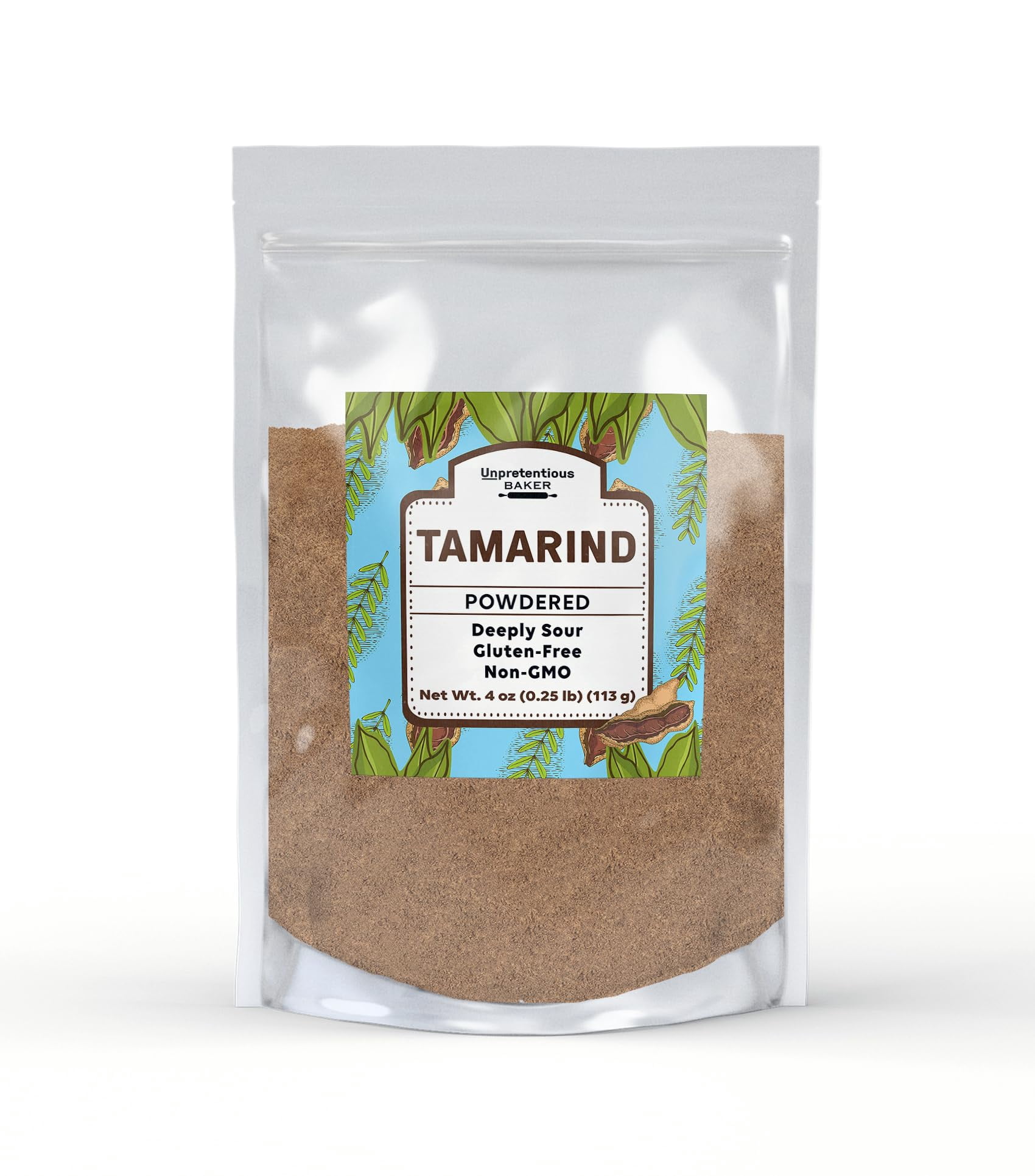 Unpretentious Tamarind Powder, 4 BCF26 oz, Sour Spice, Highly ...