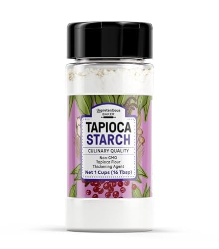 Unpretentious Tapioca Starch, 1 Cup, Vegan & Gluten-Free, Cornstarch ...