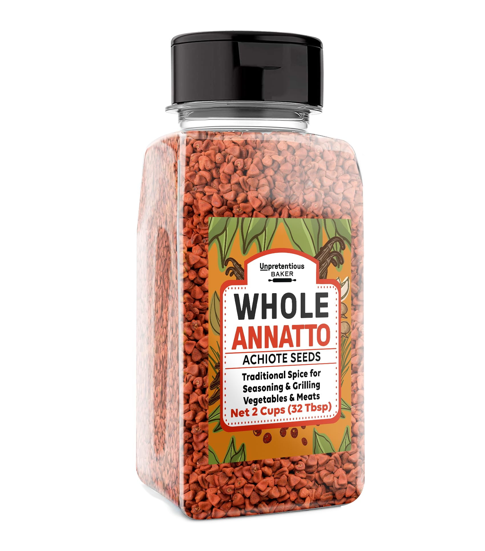 Unpretentious Whole Annatto Seeds, 2 Cups, Seasoning, H2FSDGrilling ...