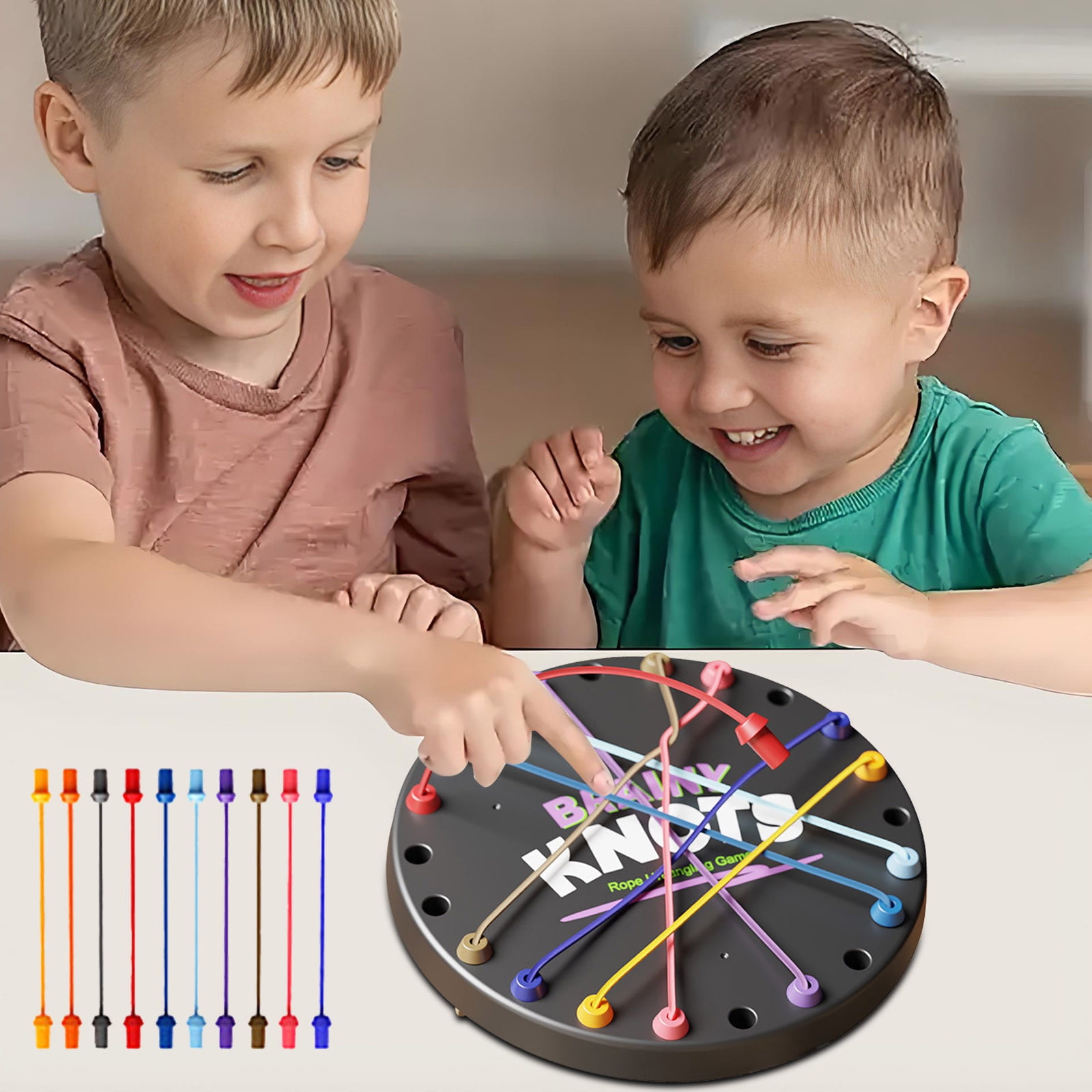 Unraveling Rope Puzzle Board Game | Brain Teaser Logic Challenge ...