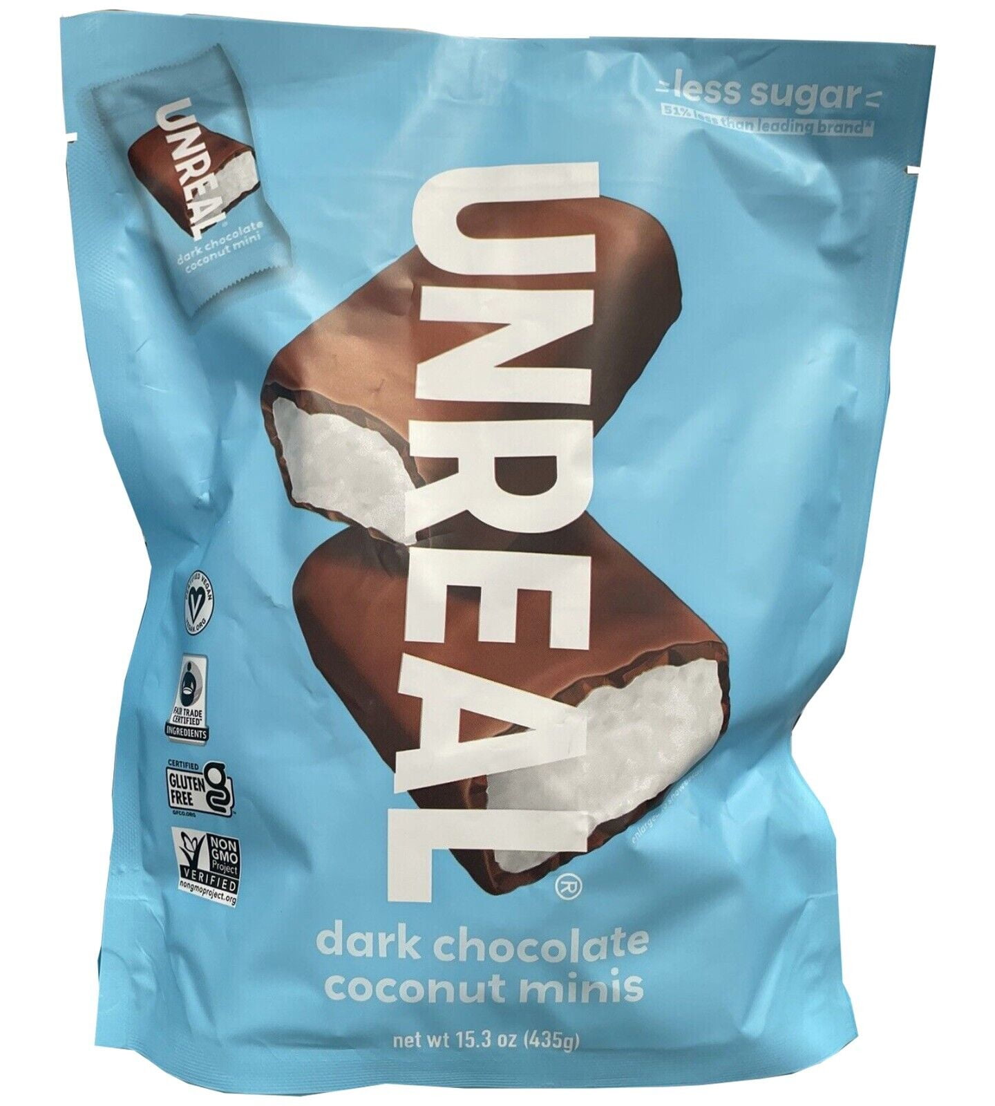 Unreal Dark Chocolate Coconut Mini Bars 15.34 oz, - Walmart.com