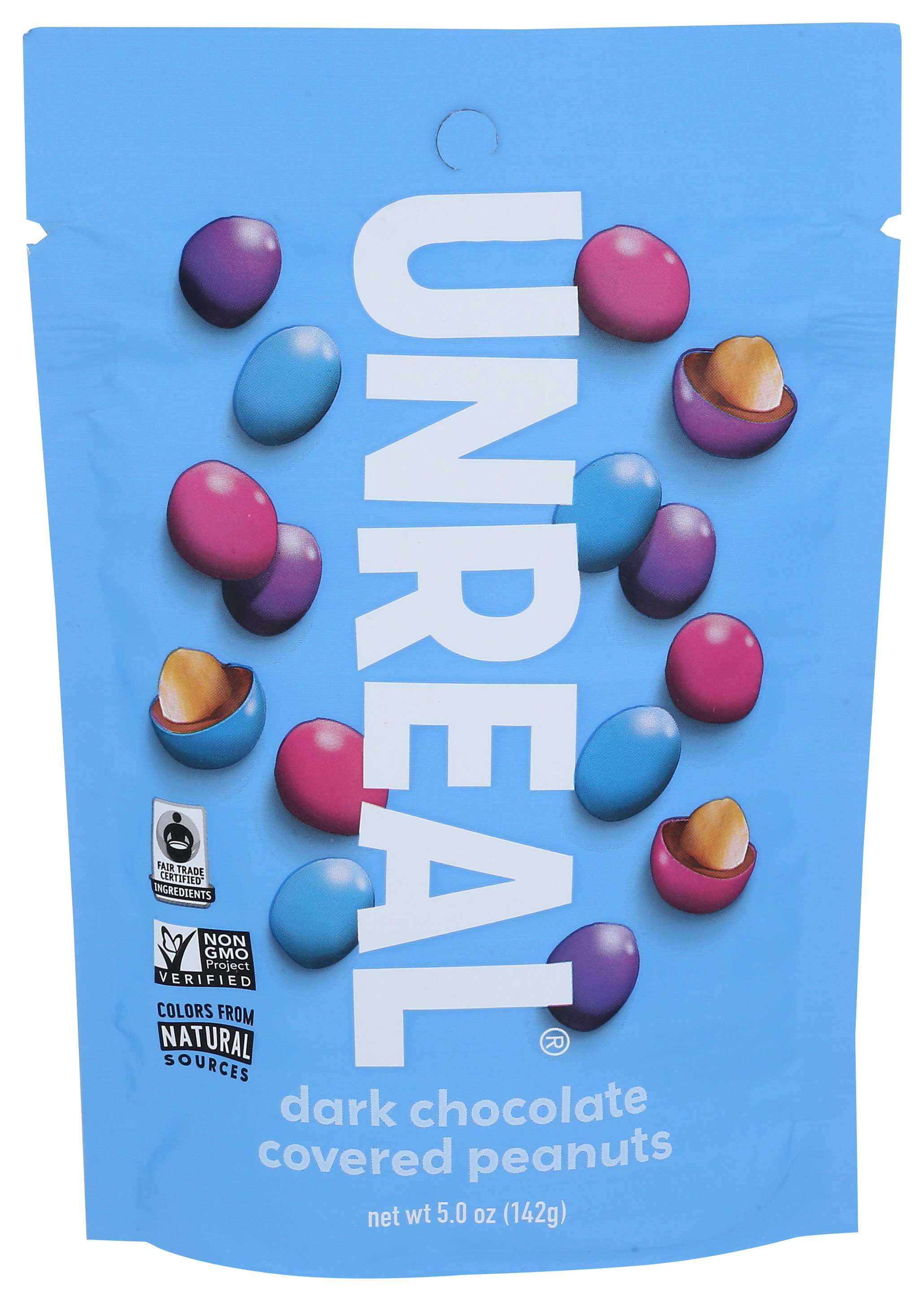 Unreal Dark Chocolate Peanut Gems, 6 Ounce -- 6 per case. - Walmart.com