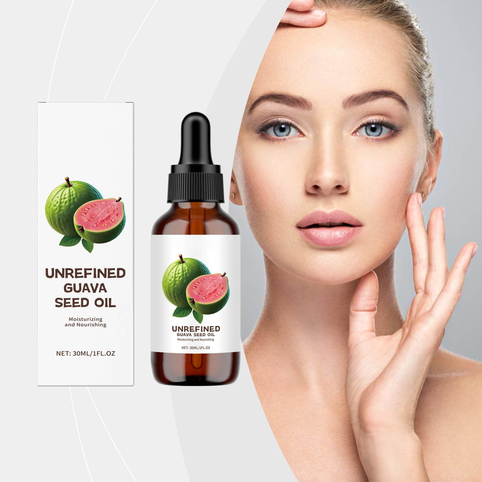 Unrefined Guava Seed Oil - Facial Oils with Vitamin C for Anti-Aging ...