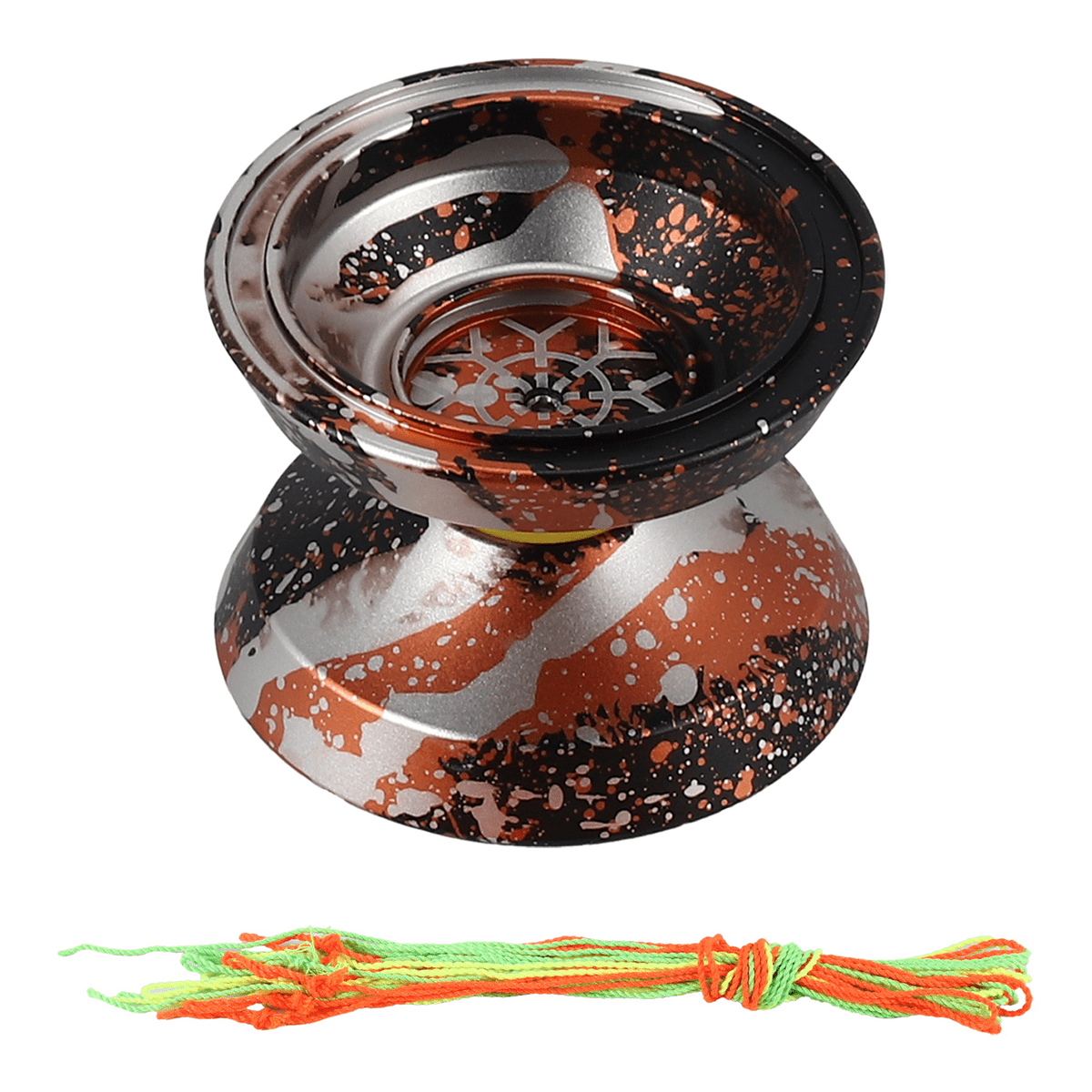 Unresponsive Yoyo,Professional Yoyo for Kids,Aluminum Beginner Yo-Yos Ball Players with 10 Yo ...