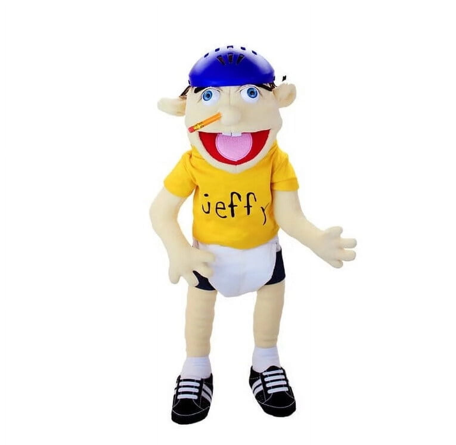 Unrestrain Jeffy Puppet Large Jeffy Boy Hand Puppet Children Soft Doll ...