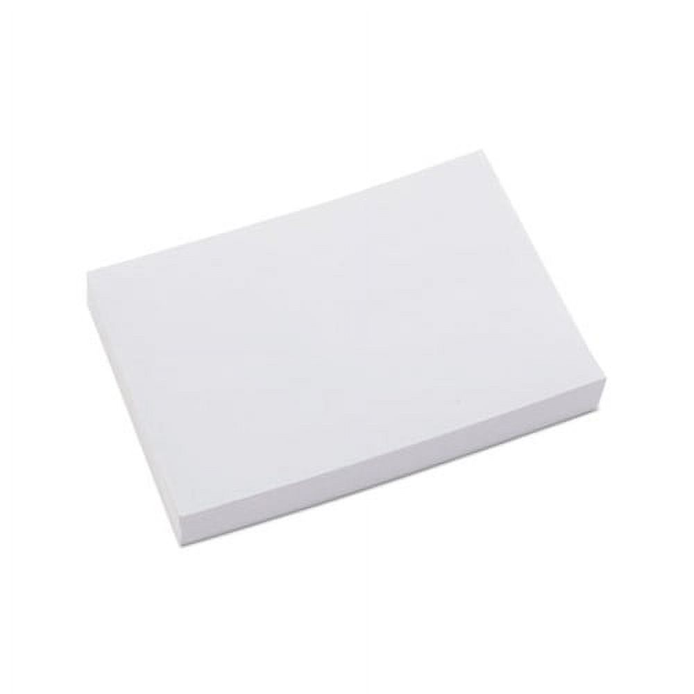 Unruled Index Cards 4 x 6, White, 500/Pack - Walmart.com