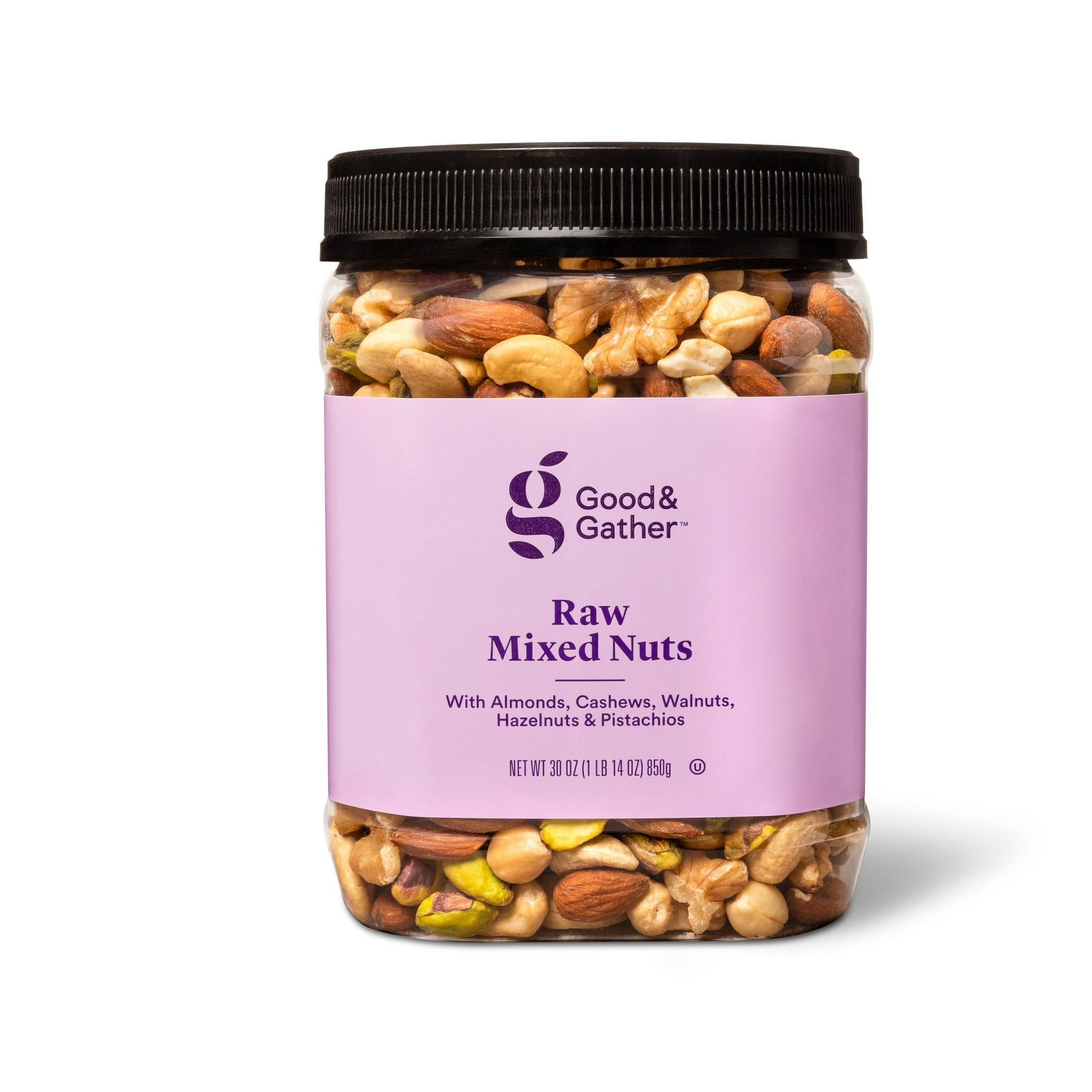 Unsalted Raw Mixed Nuts - 30oz - Walmart.com