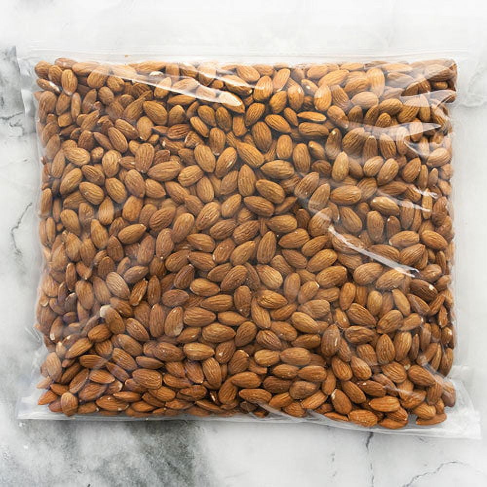Unsalted Whole Raw Almonds with Skins: 5 LB (5 pound) - Walmart.com