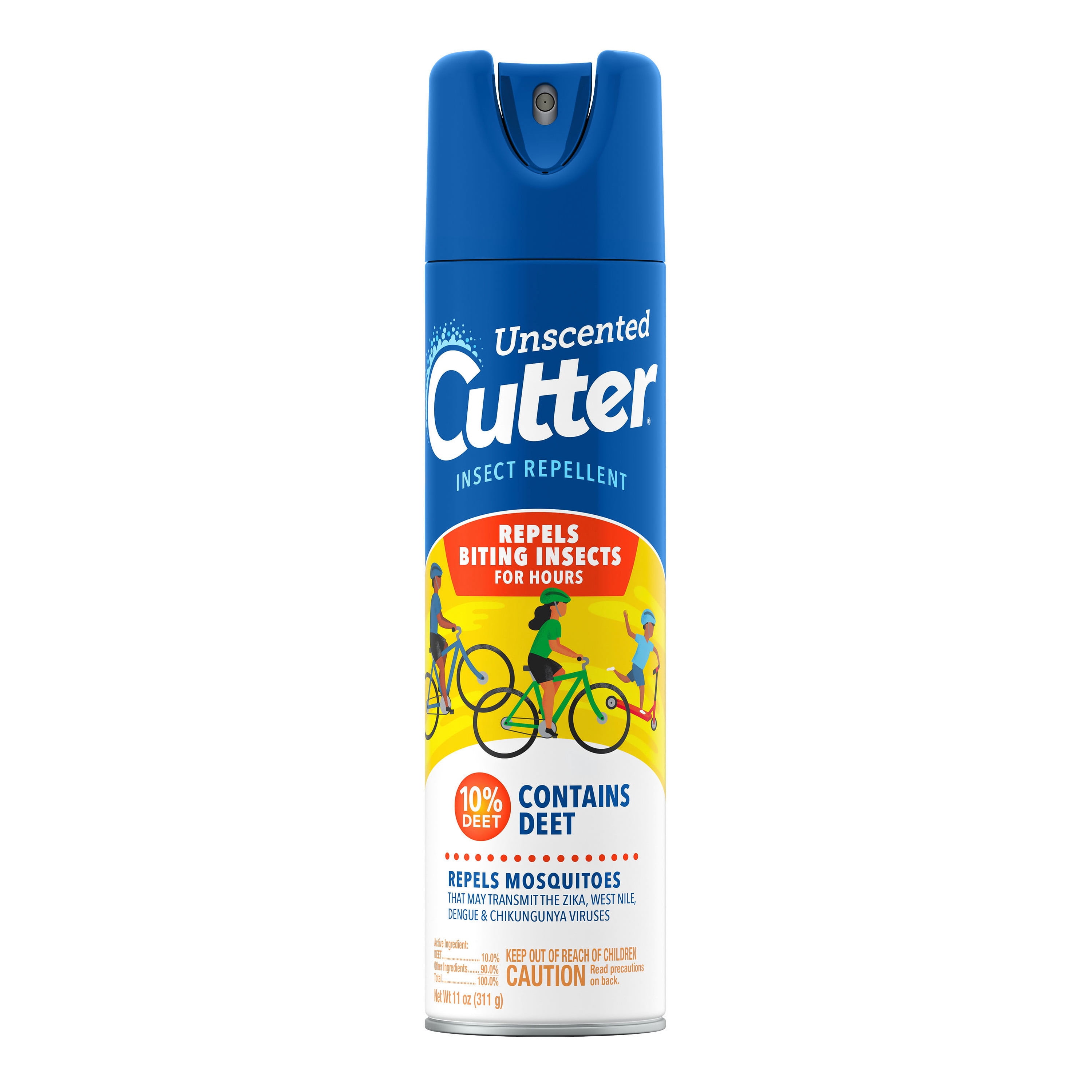 Unscented Cutter Insect Repellent 11 Ounces, Aerosol, with 10 Percent ...