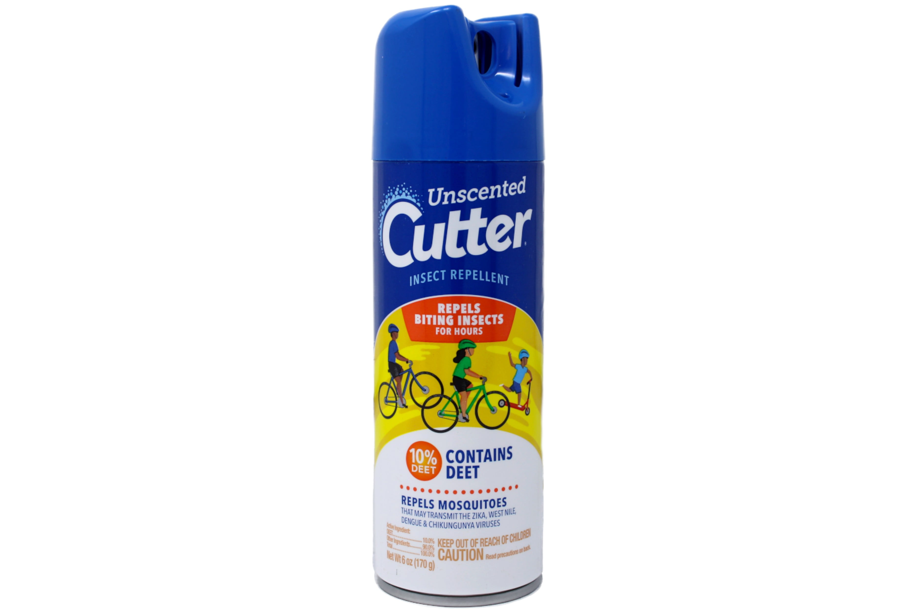 Unscented Cutter Insect Repellent, Aerosol Spray, 6-Ounce (Pack of 16 ...