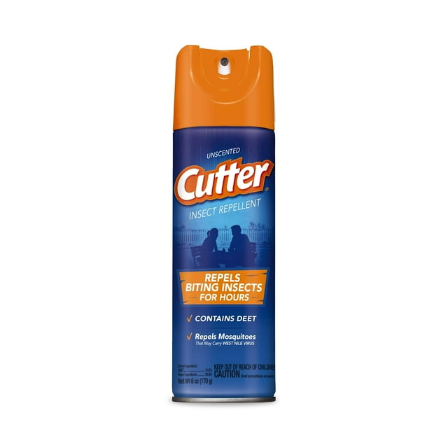 Unscented Cutter Insect Repellent, Aerosol Spray, 6-Ounce - Walmart.com