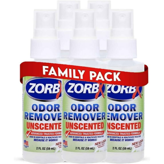 Unscented Odor Eliminator for Strong Odor 2 Fl Oz Pack of 5 - Used in ...