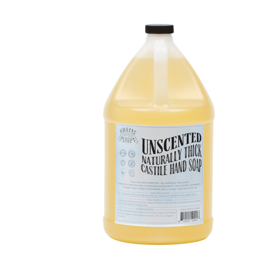 Adams Handmade Soap: Unscented Organic Castile Liquid Hand Soap, 1 ...