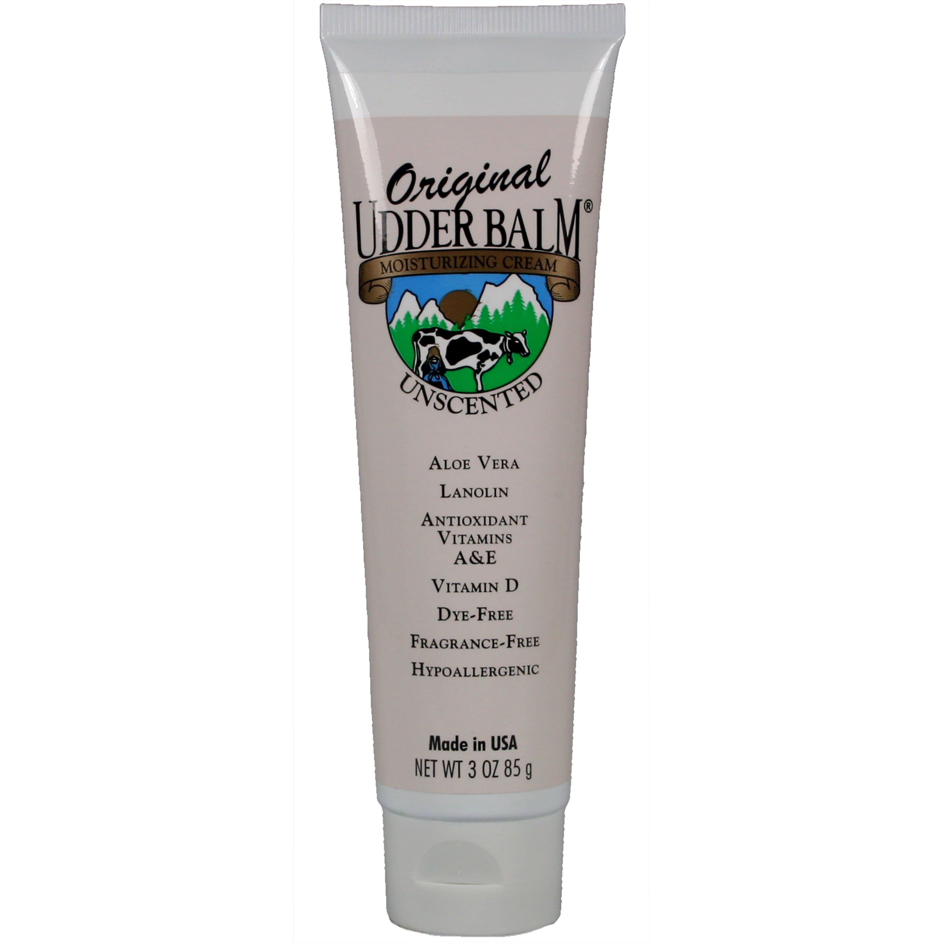 Unscented Original Udder Balm Moisturizing Cream with Aloe & Lanolin ...