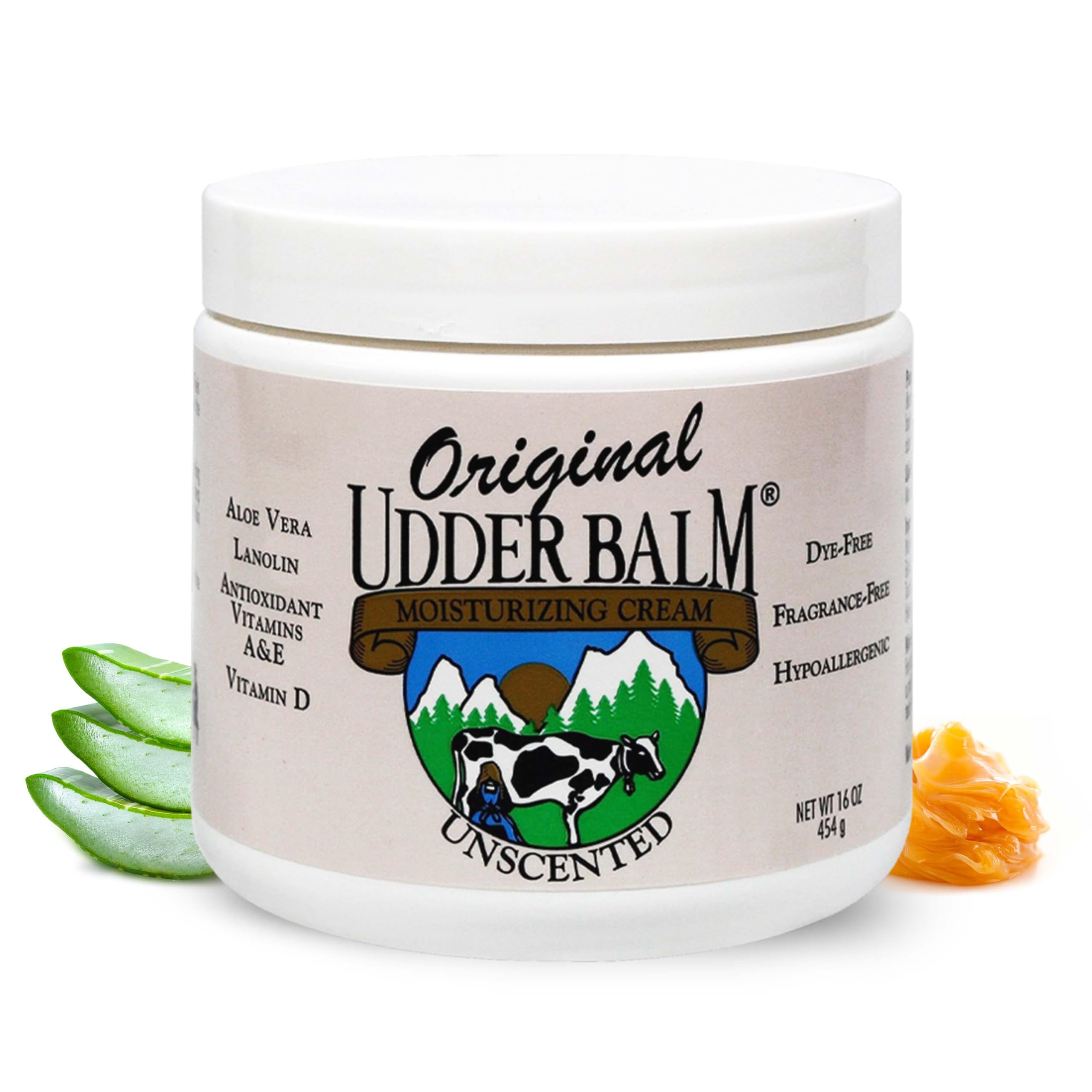 Unscented Original Udder Balm for Cracked Dry Skin 16 Fl Oz - Walmart.com