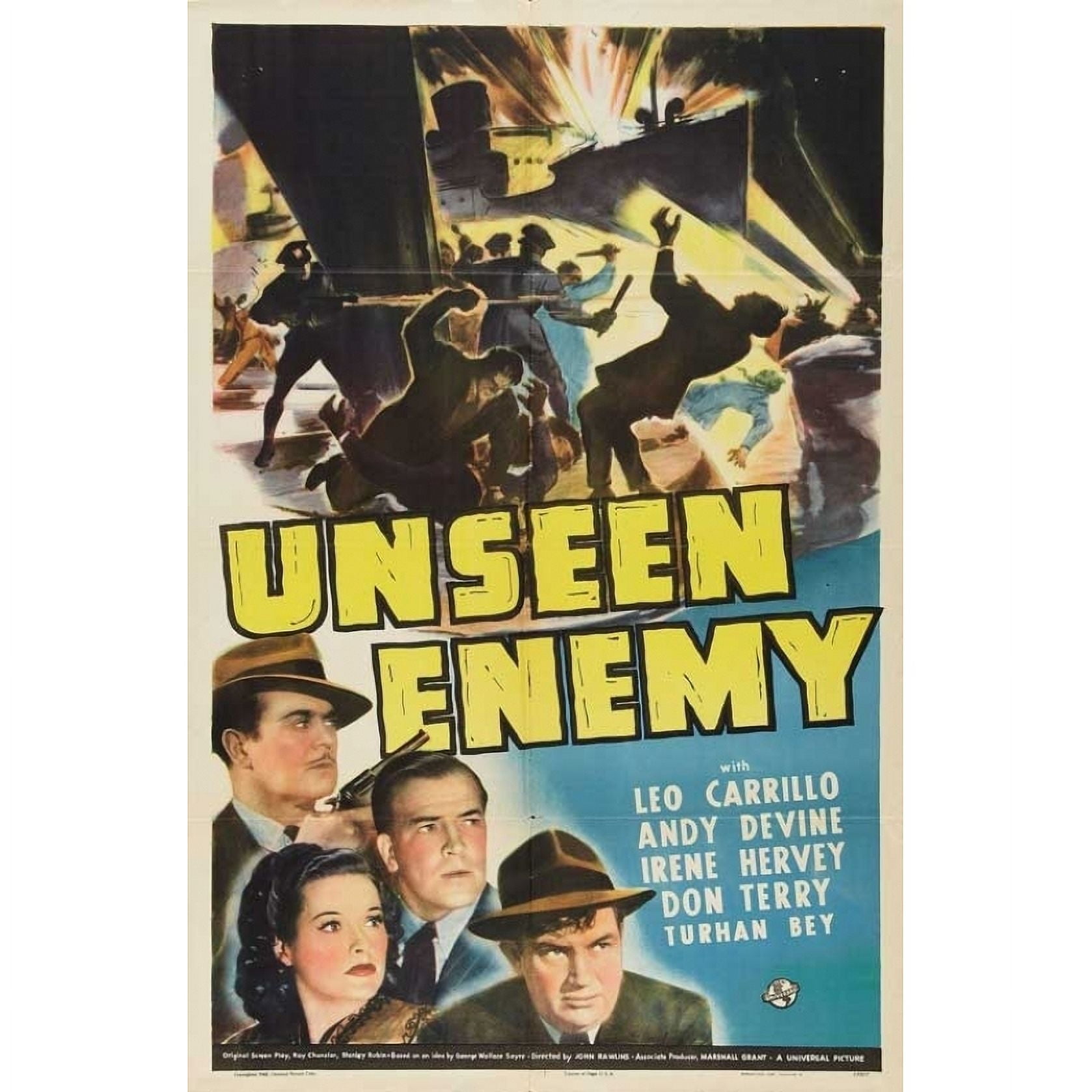 Unseen Enemy Movie Poster (11 x 17) - Walmart.com