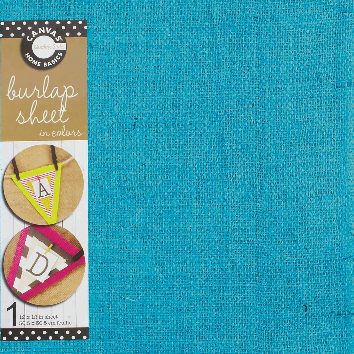 Unsewn Burlap Sheet 12"X12"-Teal, Pk 6, Canvas Corp - Walmart.com