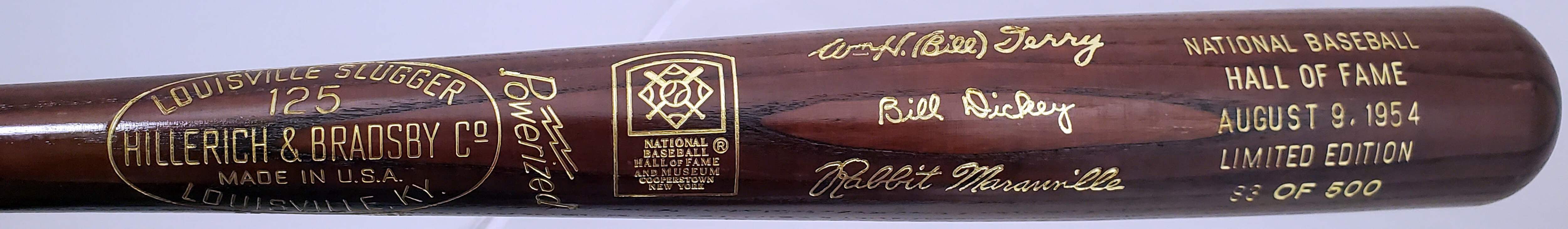 Unsigned Bill Dickey Bill Terry 1954 Baseball Hall of Fame Induction ...