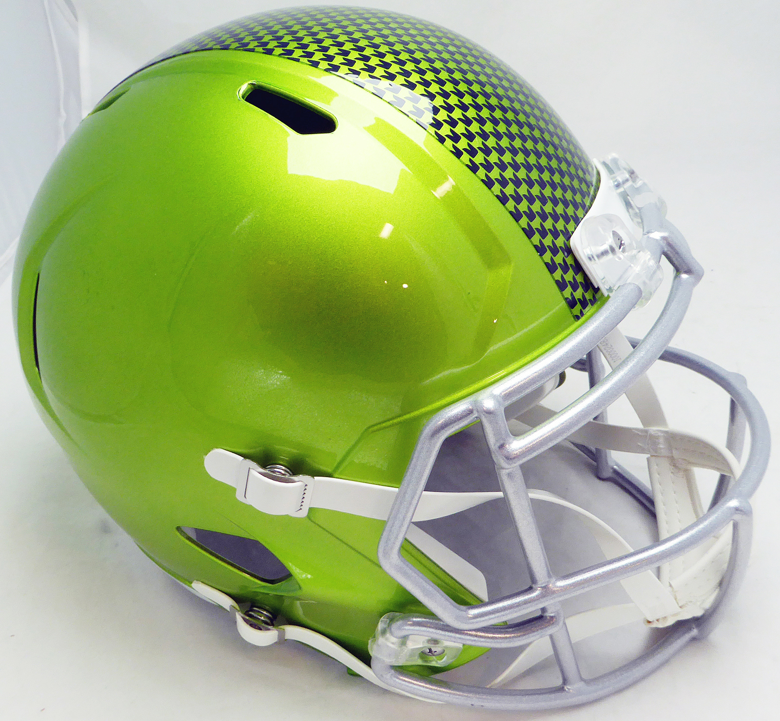 Unsigned Seattle Seahawks Flash Green Replica Speed Full Size Helmet ...