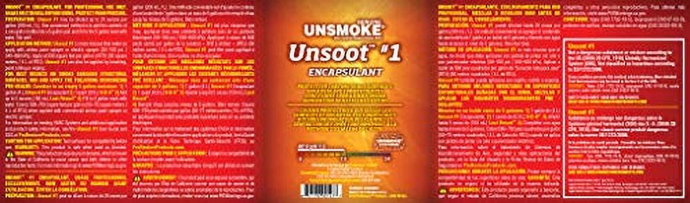 Unsmoke Unsoot #1 Encapsulant, Professional Protective Coating for Soot ...