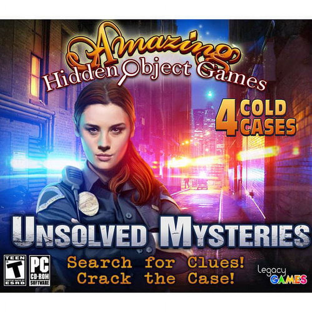 Unsolved Mysteries Amazing Hidden Object Games (PC CD), 4 Pack ...