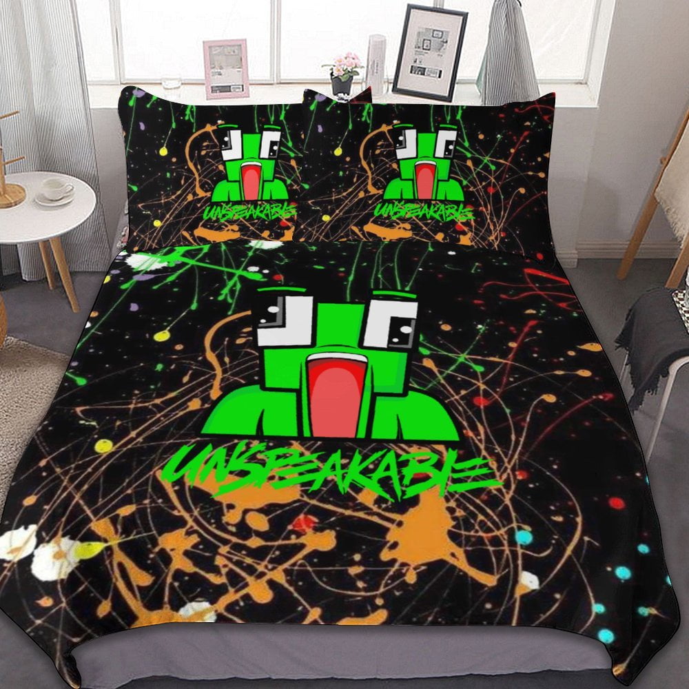 Unspeakable 3-Piece Bedding Set Warm And Comfortable Soft Duvet Cover ...