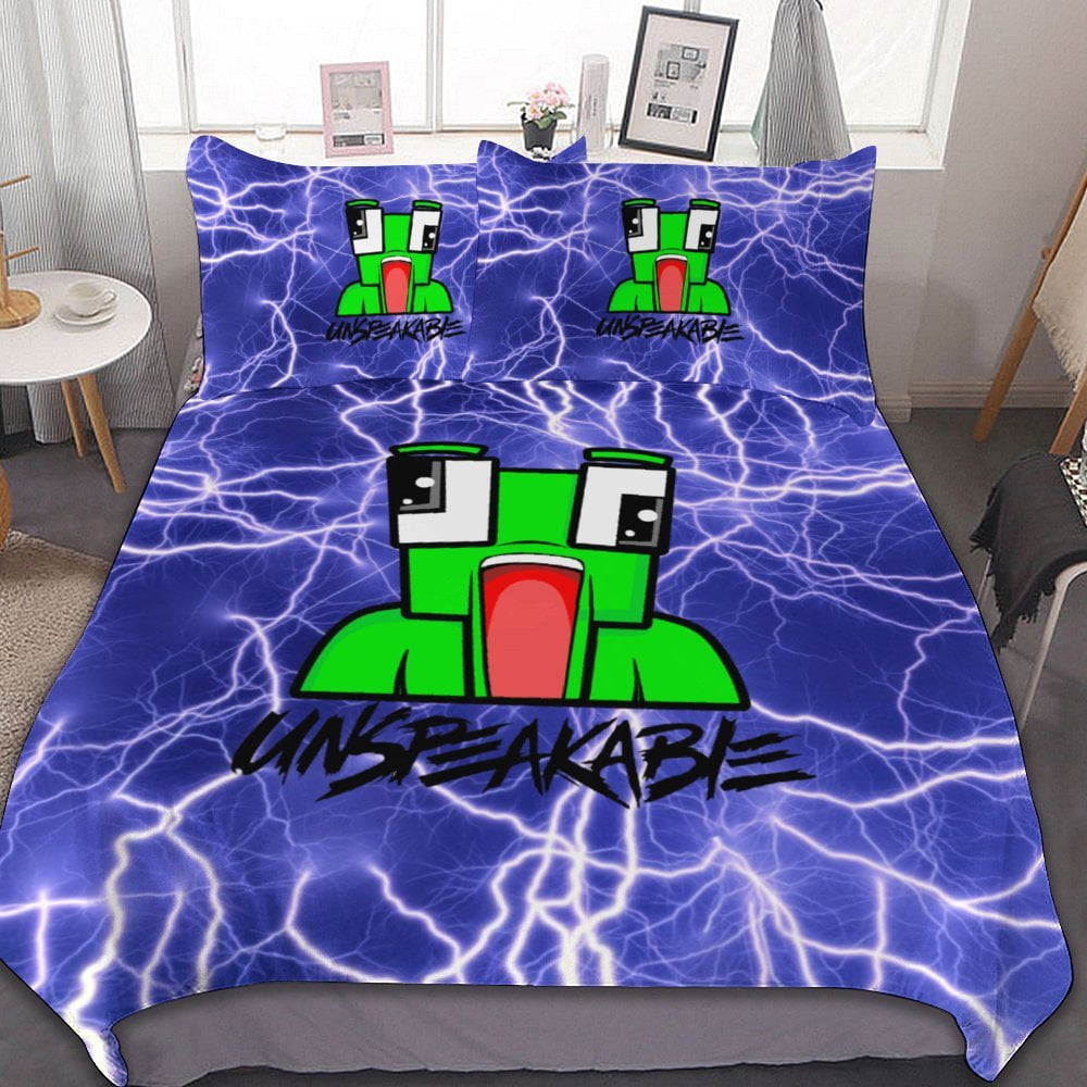 Unspeakable 3-Piece Bedding Set Warm And Comfortable Soft Duvet Cover ...