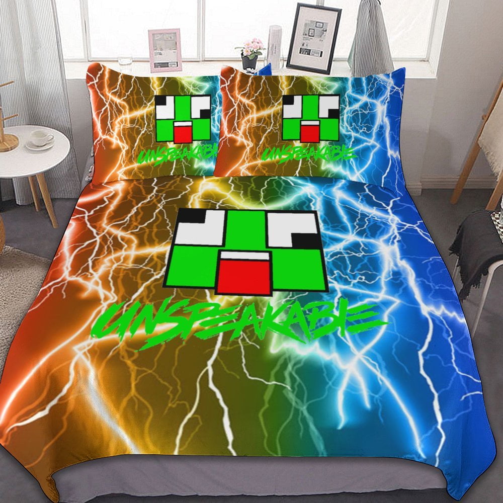 Unspeakable 3-Piece Bedding Set Warm And Comfortable Soft Duvet Cover ...