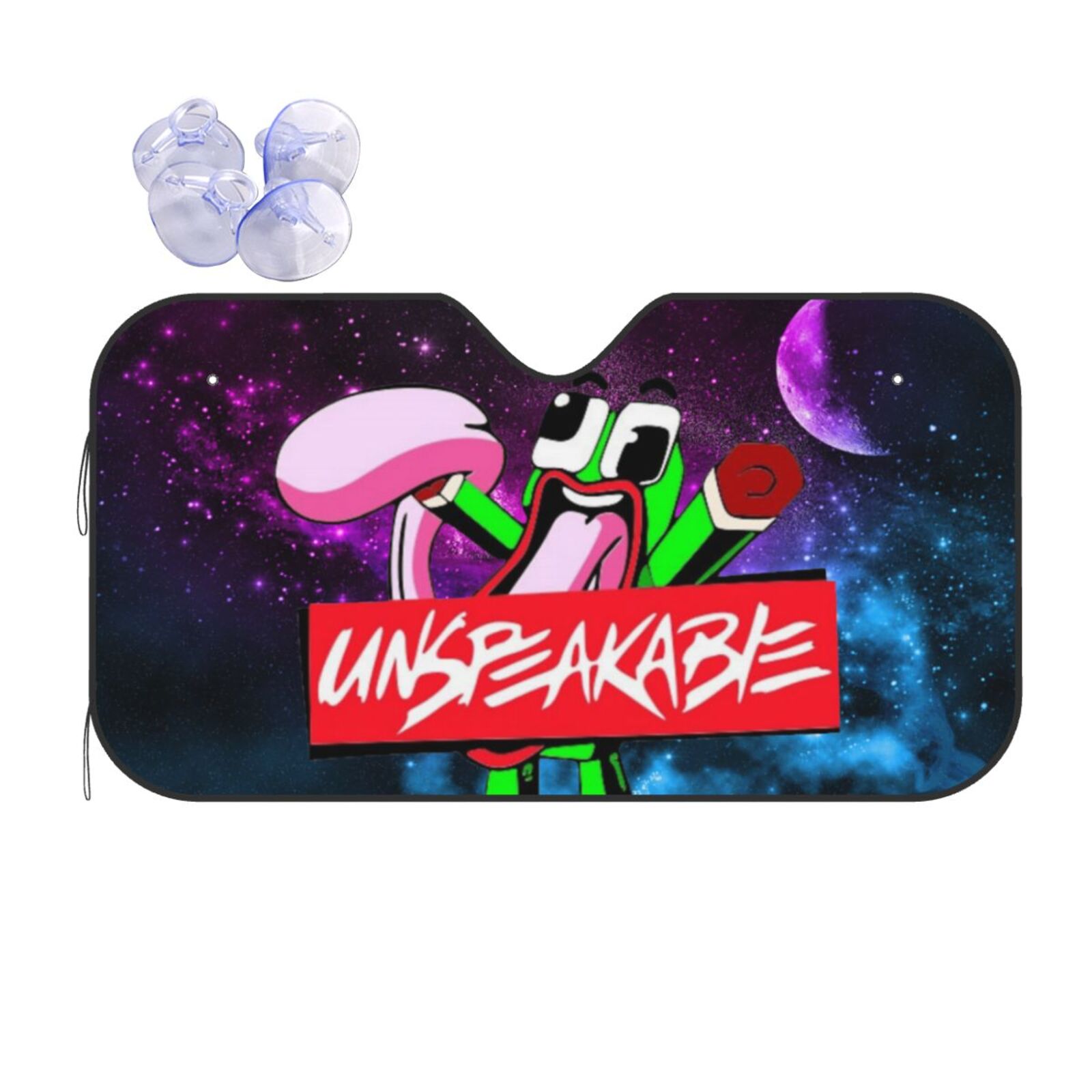 Unspeakable Cartoon Car Windshield Sunshade Foldable Keep Vehicle Cool ...