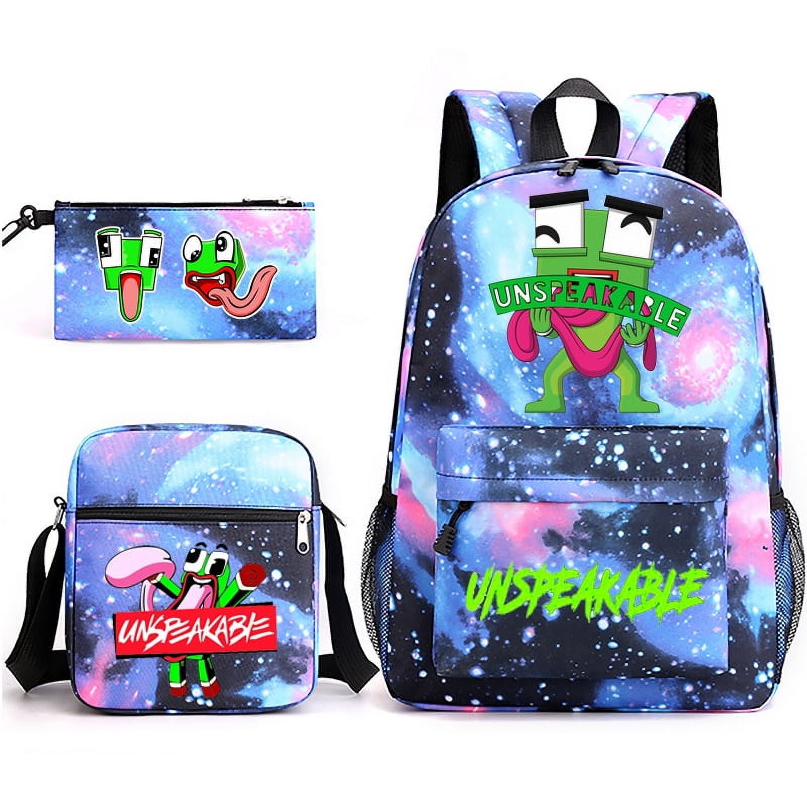 UnspeakableAnime 3 PCS Sets Backpack for Women/Women/Teen, Work ...