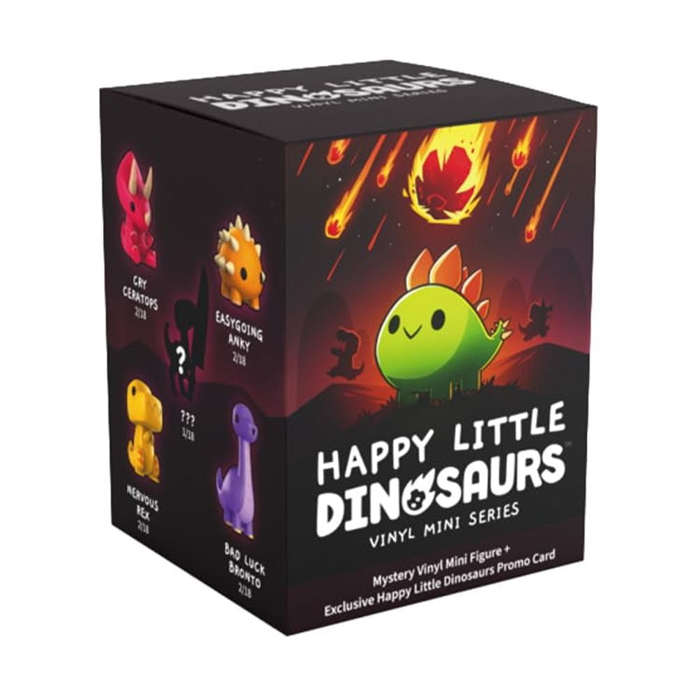 Unstable Games TeeTurtle Happy Little Dinosaurs - Vinyl Mini Figures ...