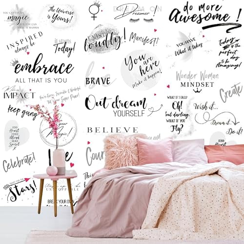 Be Unstoppable Motivational Peel & Stick Wallpaper – Inspirational Wall ...