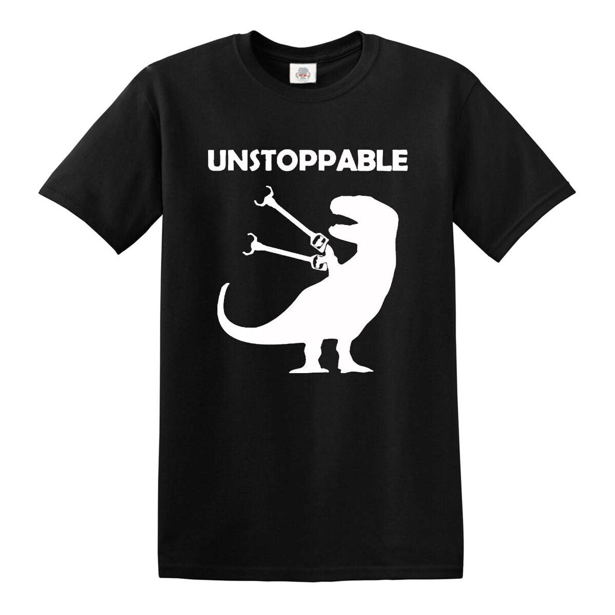 Unstoppable T-Shirt Funny Dinosaur T Rex Tee Gift Mens Top Tee ...