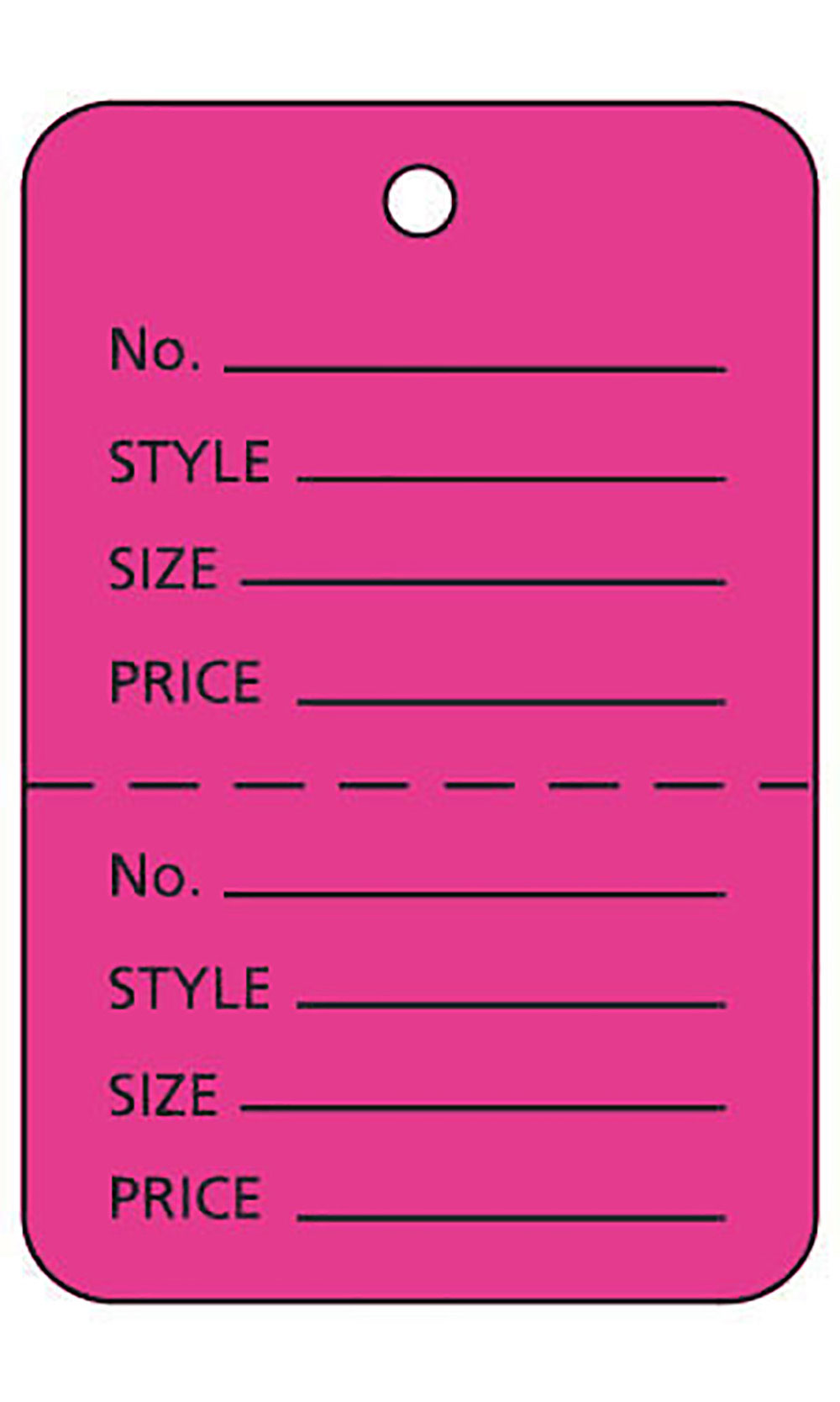 HUBERT Deli Dial Wheel Price Tags Black Check Plastic - 2 1/2"H x 4"L ...