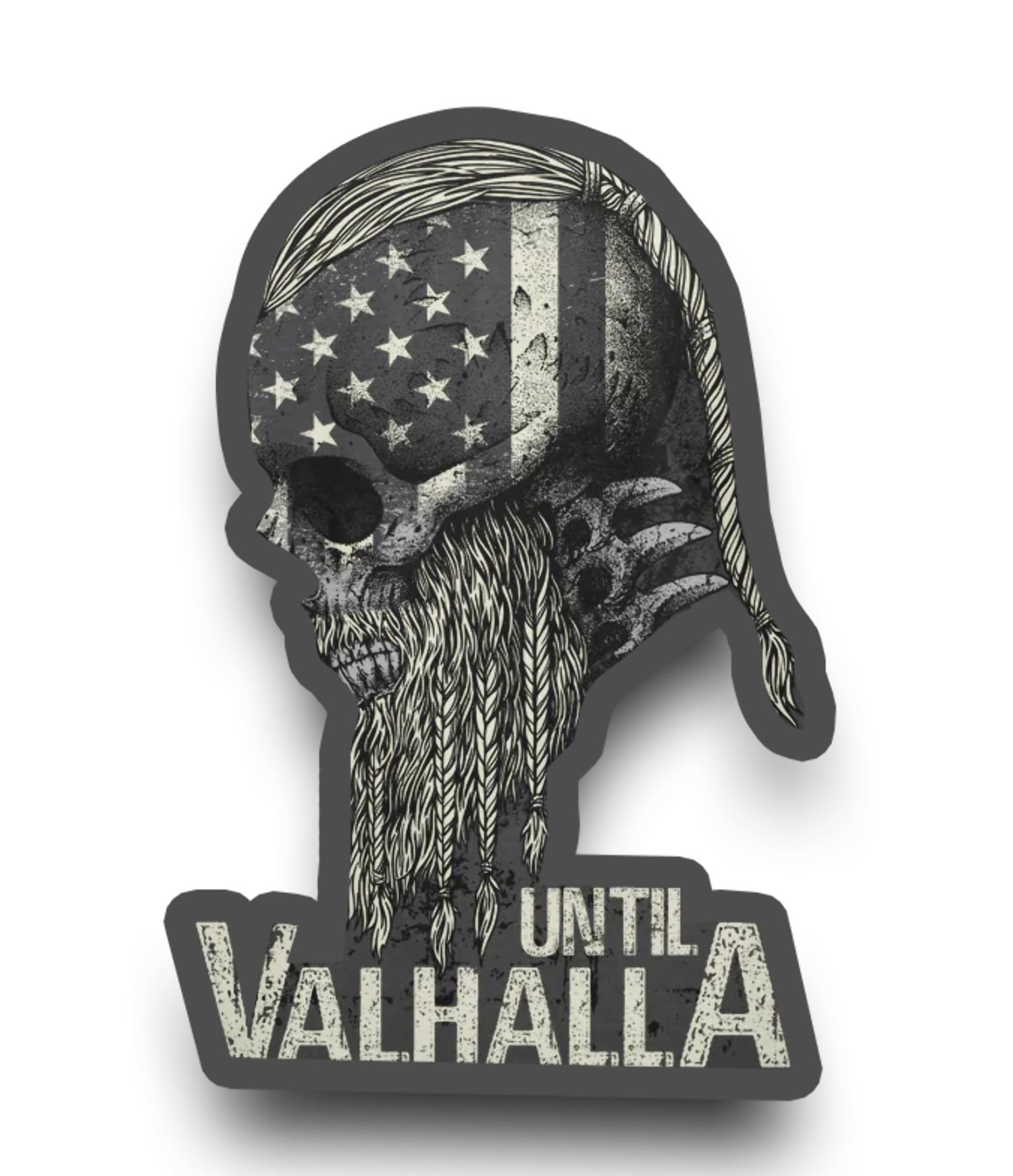 Until Valhalla Decal Premium Vinyl Die Cut UV Coating Military Decals ...