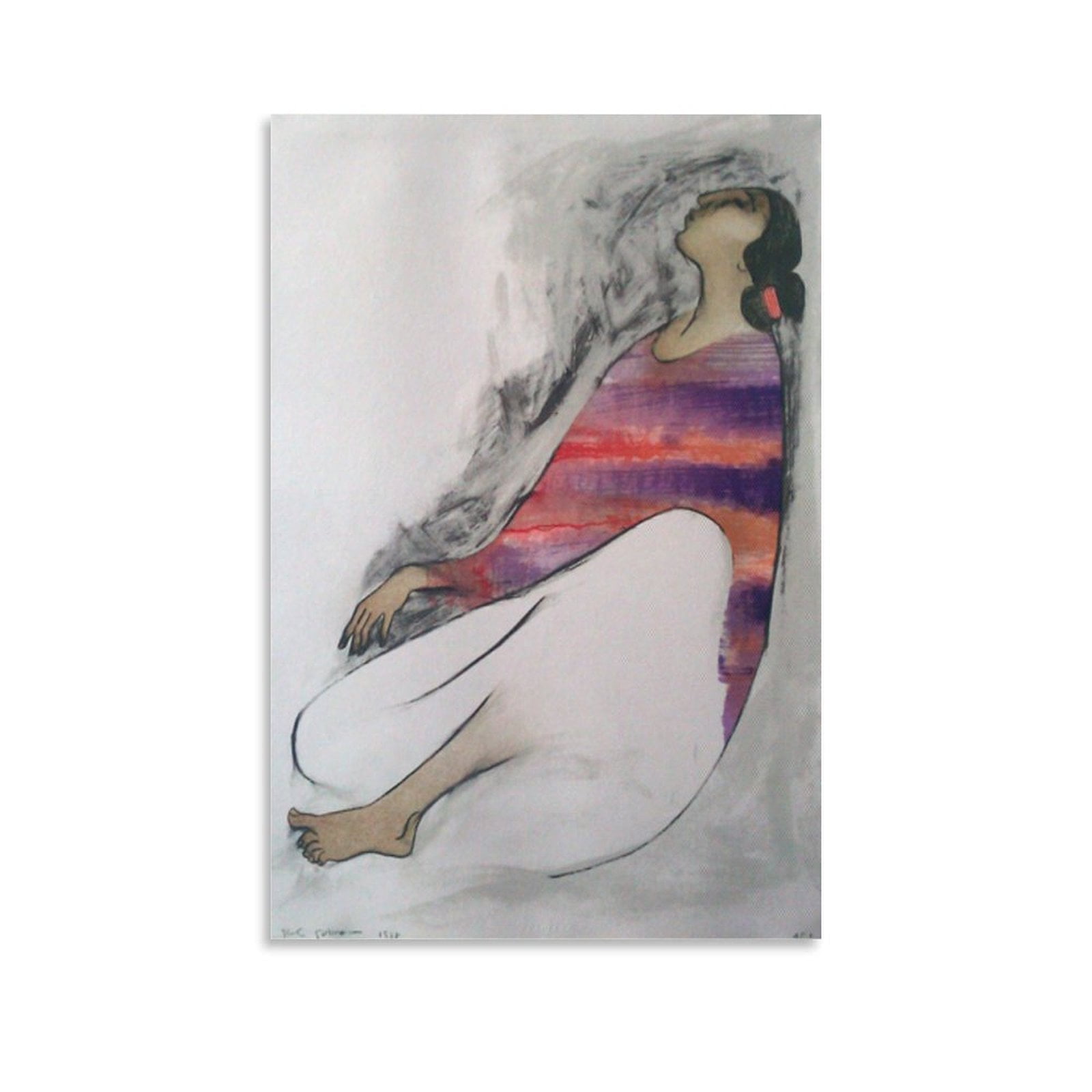 Untitled AP 1988 by R.C. Gorman Canvas Art Poster and Wall Art Picture ...
