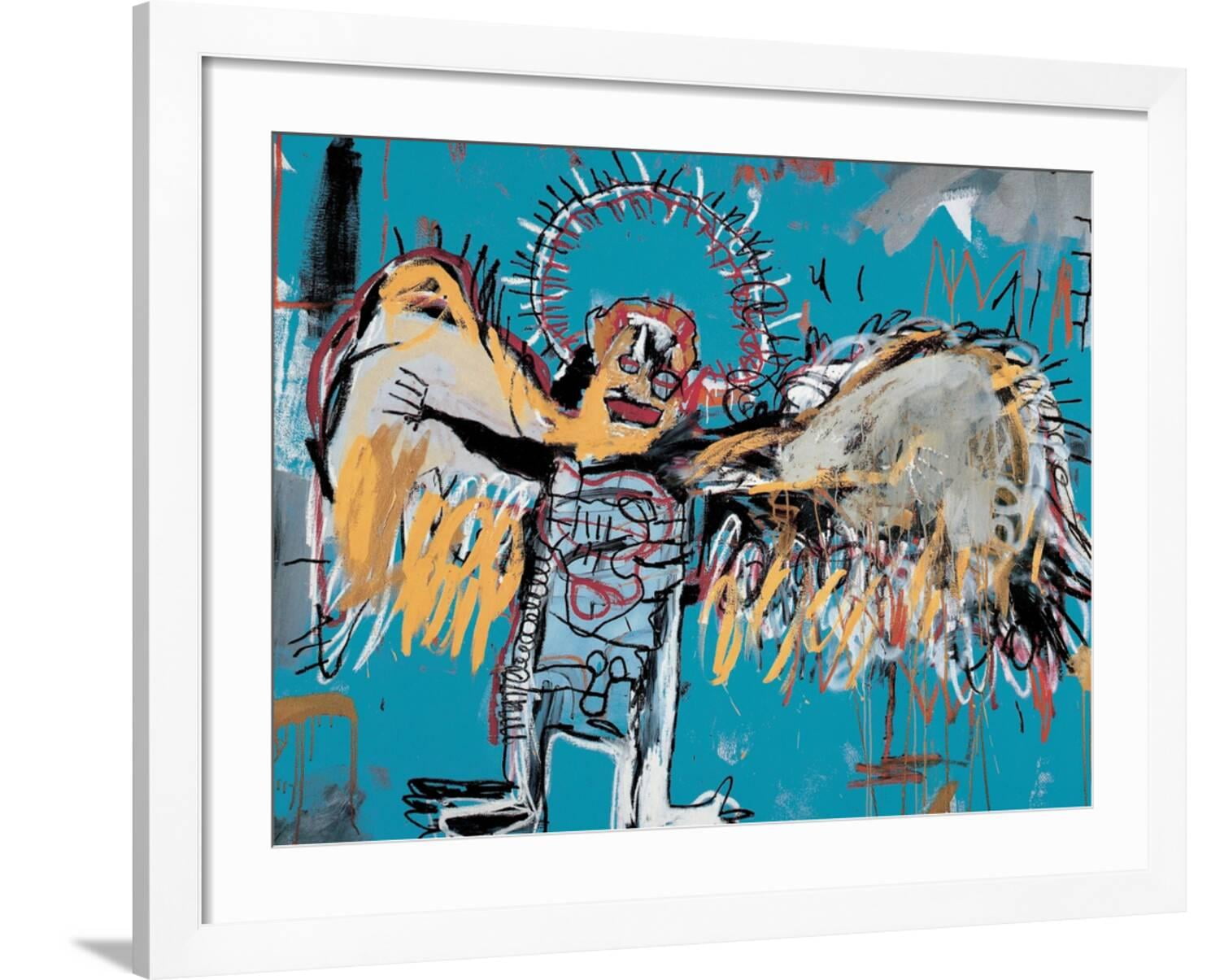 Untitled (Fallen Angel), 1981 Framed Giclee Print by Jean-Michel ...