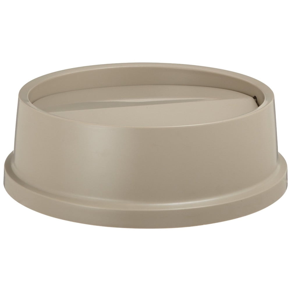 Rubbermaid Swing Top Lid for Round Waste Container, Plastic, Beige ...