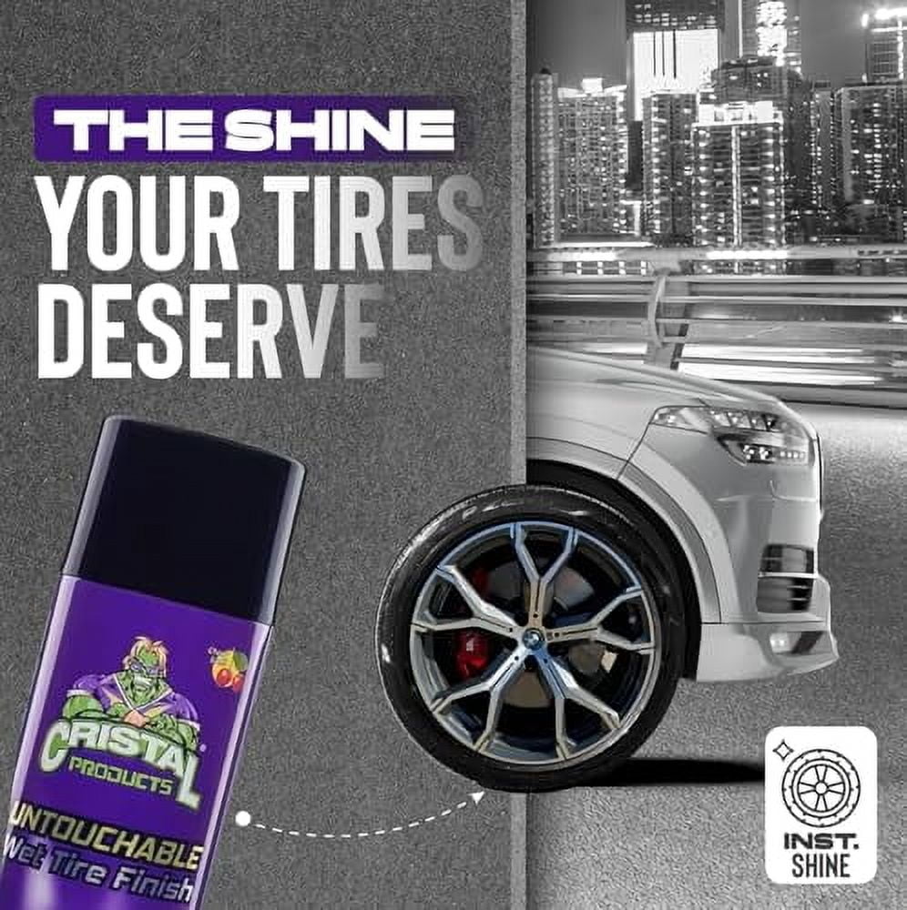 Untouchable Tire Shine Spray – Long-Lasting Wet Tire Finish for Deep ...