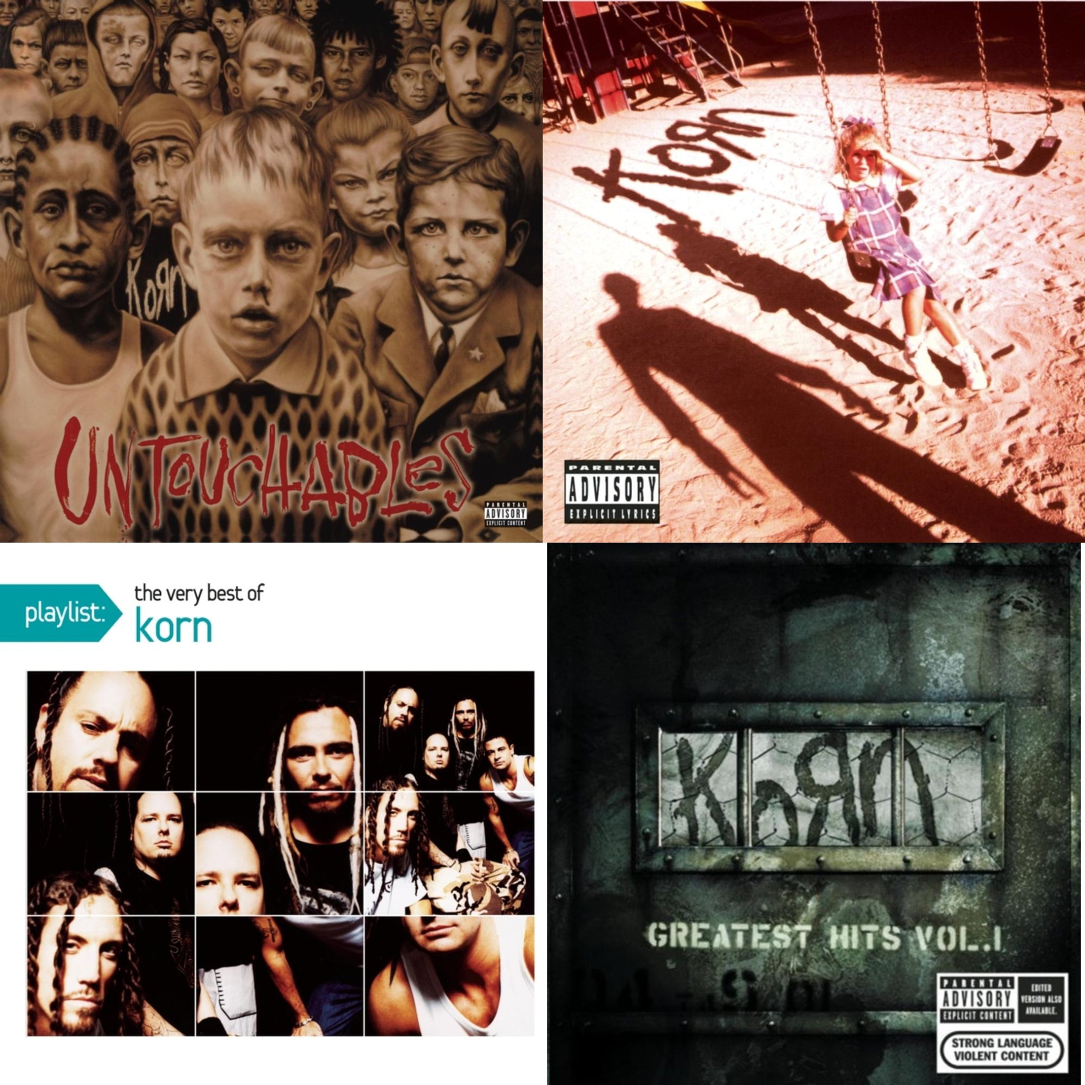Untouchables & Korn (Explicit) & Playlist: Very Best Of Korn & Greatest Hits Vol.1 [CD Bundle ...