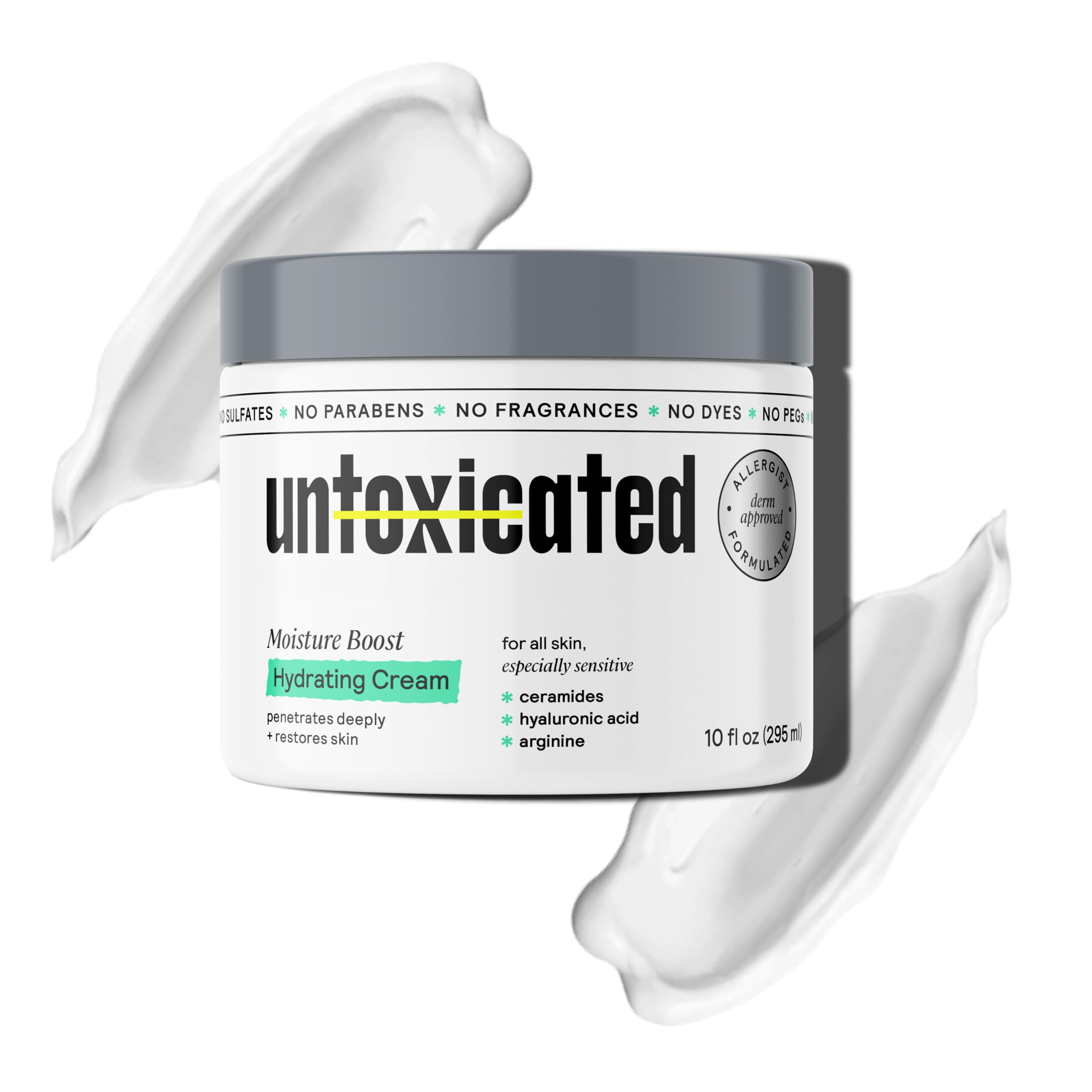 Untoxicated Moisturizing Cream - Facial Moisturizer & Body Cream for ...