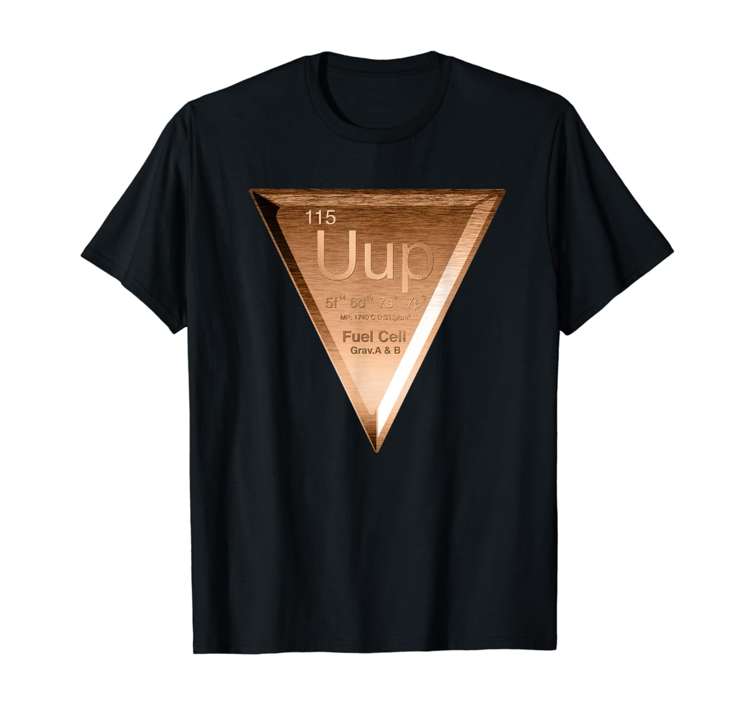 Ununpentium Element 115 Copper Fuel Cell Area 51 Alien UFO T-Shirt ...