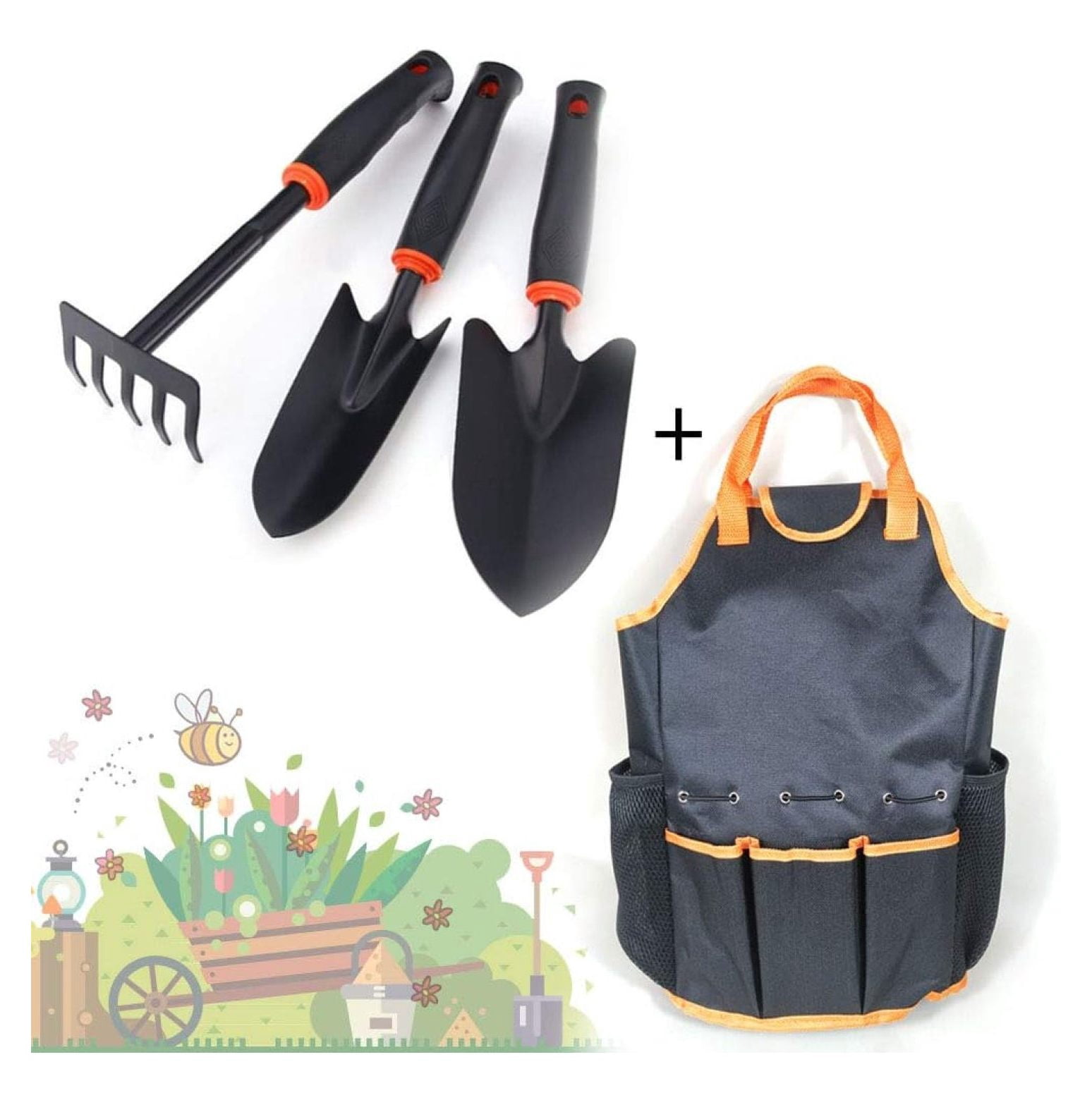 Unusual Gardening Gifts, Garden Tool Set, 4 Piece Heavy Duty Gardening ...