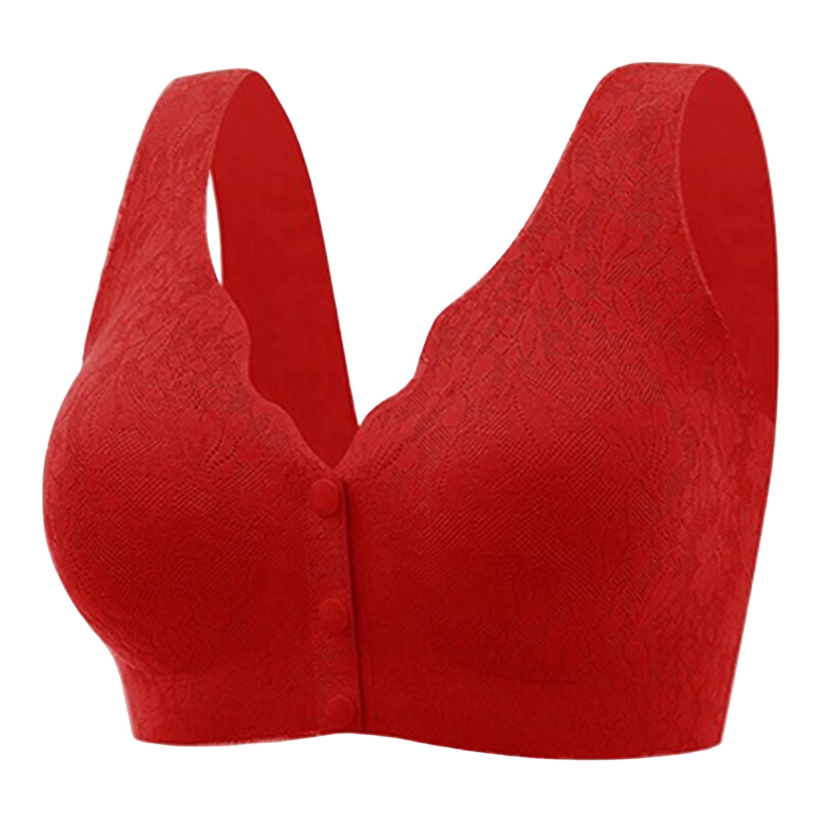 UoCefik Daisy Bras for Older Women 2025 Front Closure Wireless Push Up ...