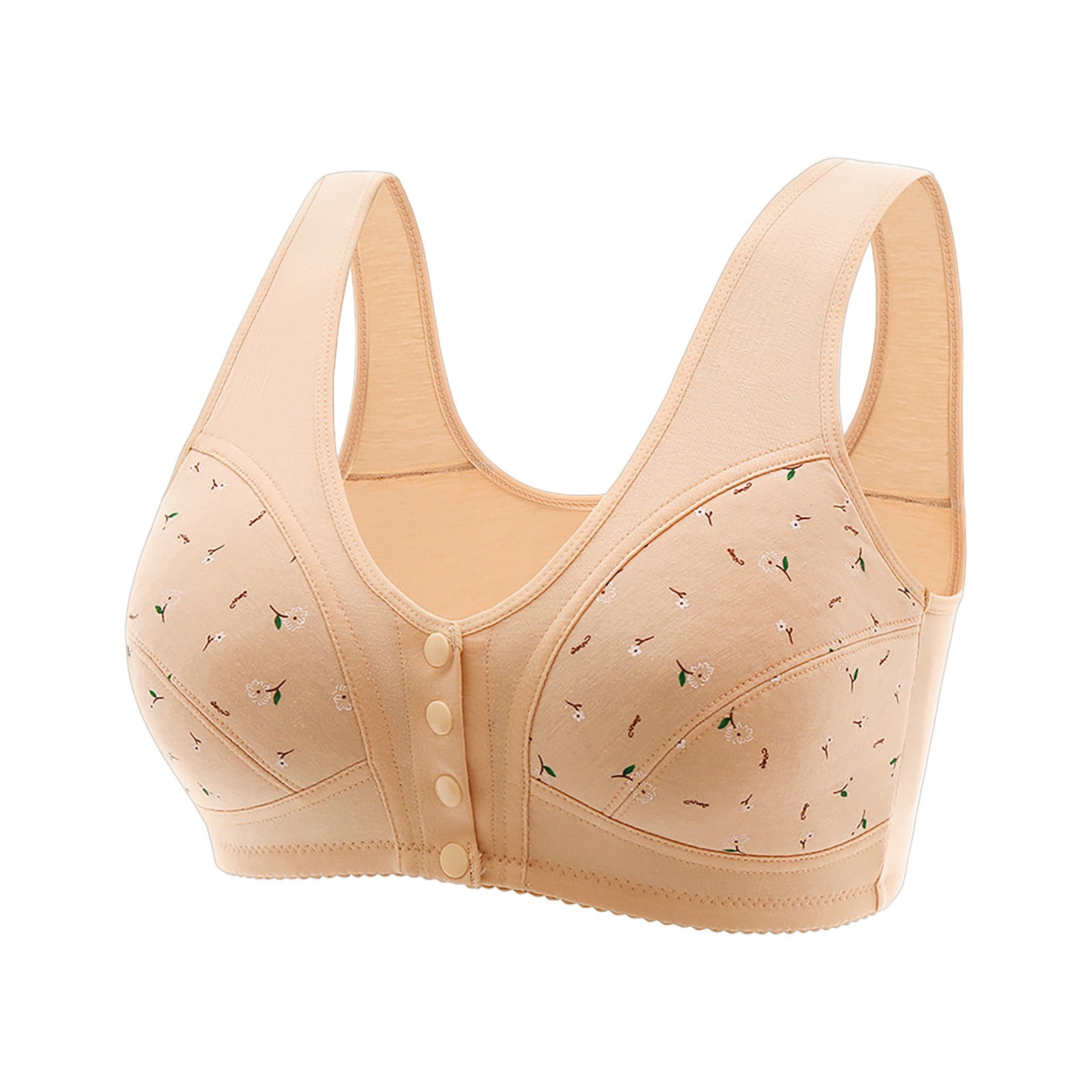 UoCefik Daisy Bras for Older Women Front Closure 2025 Comfortable Push ...